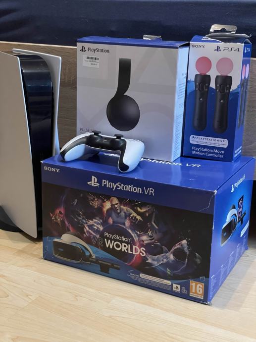 Ps5 / Vr / Ps Slušalke / 2x motion kontroler