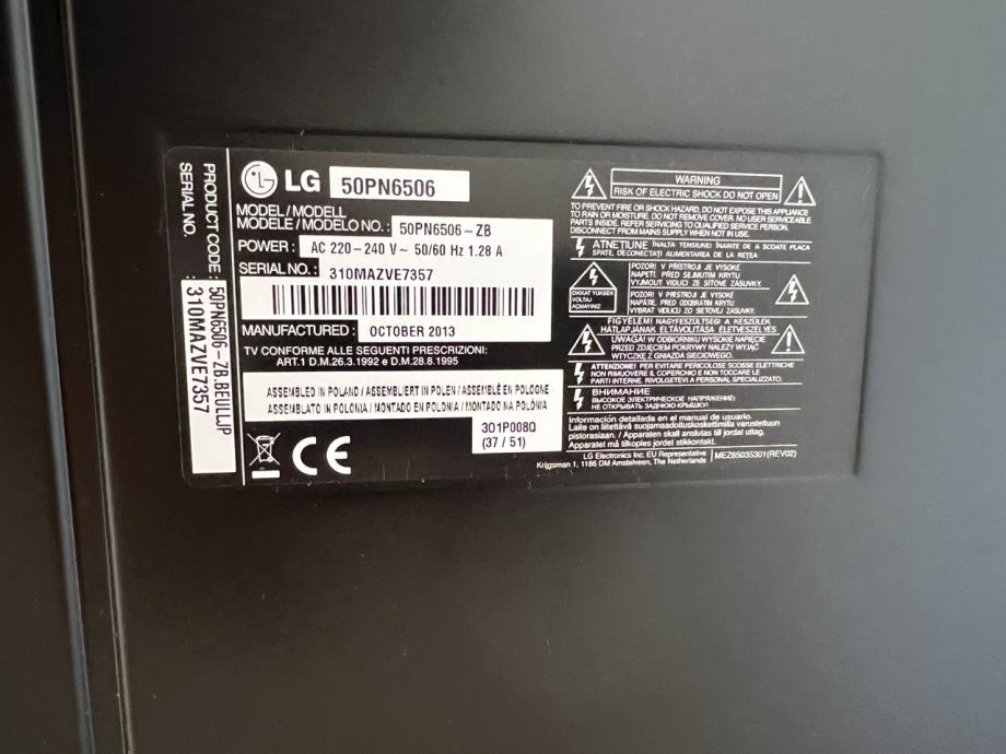 LG Plazma TV 55