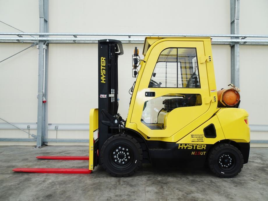 NOVI čelni plinski viličar Hyster - vodilna ameriška znamka viličarjev