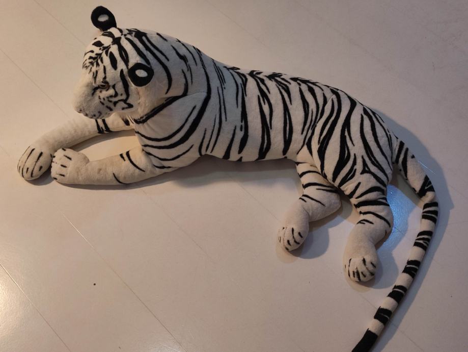 Beli tiger plišasta igrača