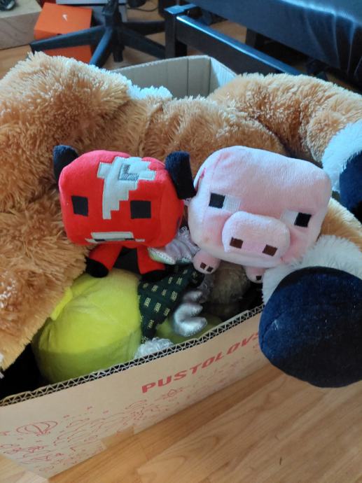 minecraft plišsti igrači