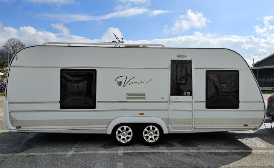 TABBERT VERDI 570, AKS,KLIMA,TUŠ,VEL.HLADILNIK,DOMETIC,TRUMA,SAT,HEKI,
