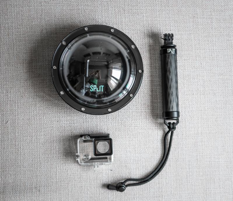 Split Dome Port za Gopro hero 3 ali 4