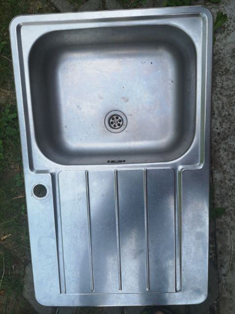 Pomivalno korito inox 790x500