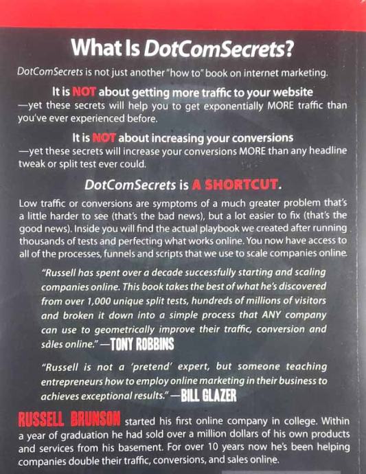 DOTCOM SECRETS, Russell Brunson