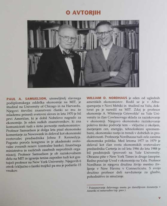 EKONOMIJA, Paul A. Samuelson, William D. Nordhaus