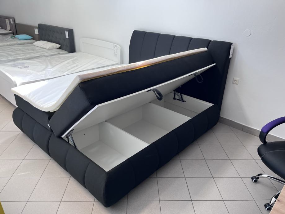 Boxspring postelja Vincenzo 160 - nova, zapakirana
