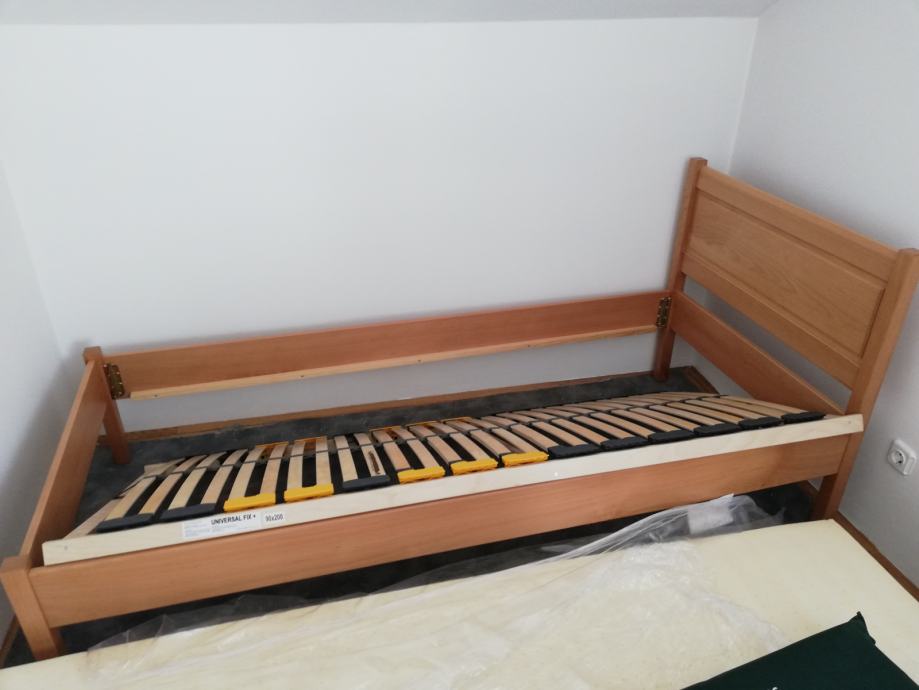 Odlična ponudba - Nova postelja (Masivni les)