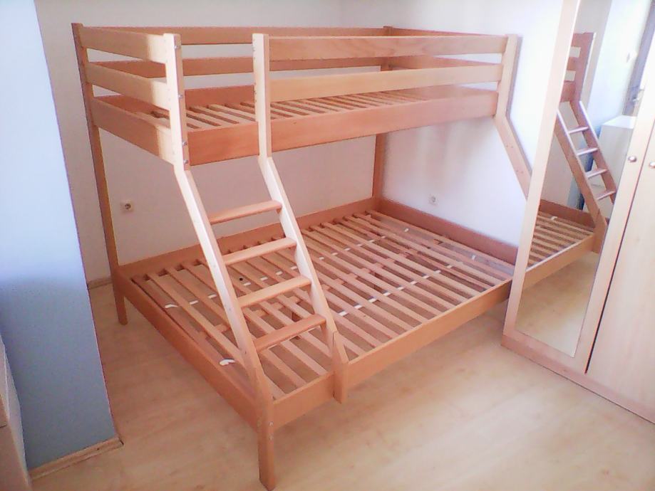 Pograd Montana 90x200+140x200 bukev - skoraj nov