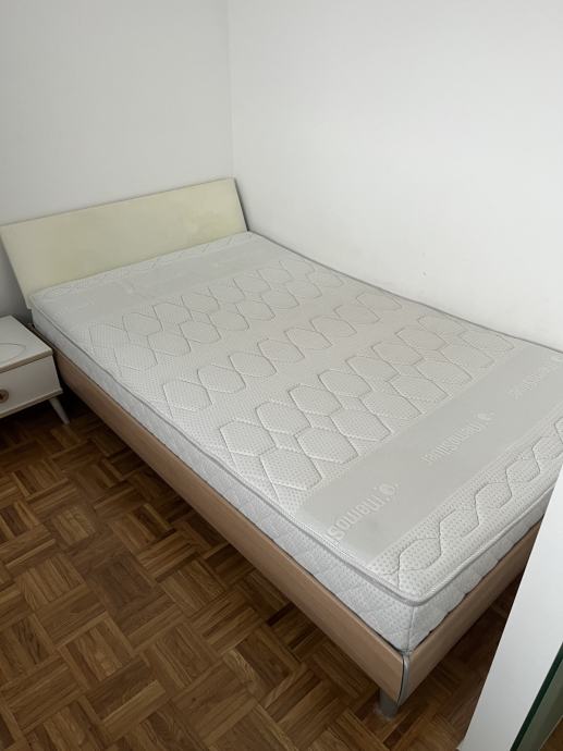 Postelja 120x200 z vzmetnico Vitapur MemoSilver 120x200