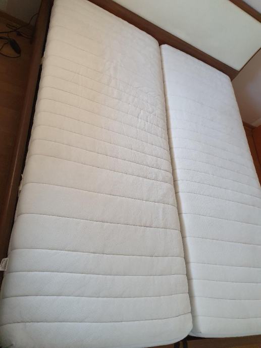 Postelja Alples Samba 160x200, z dvižnim mehanizmom ter vzmetnicami