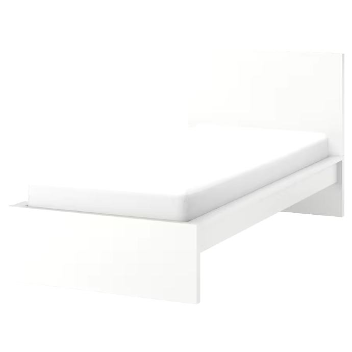 Postelja IKEA MALM 90 x 200 bela