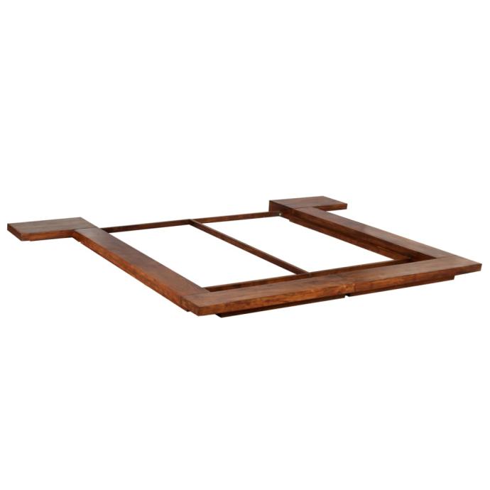 vidaXL Japonski okvir za futon posteljo iz trdnega lesa 180x200 cm