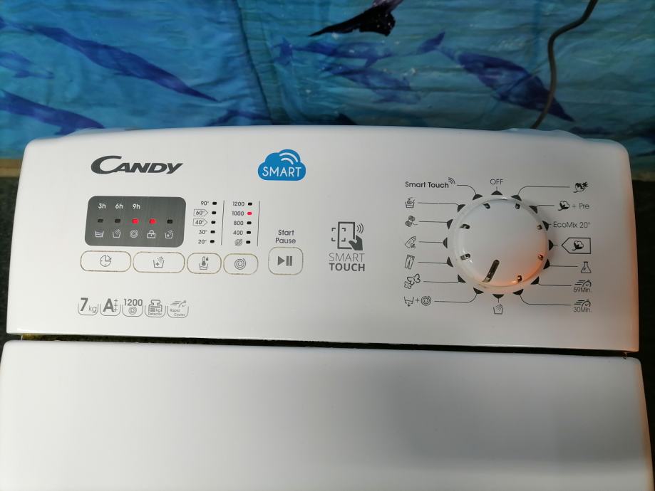 Pralni stroj candy smart touch ozek zgornjo otpiranje +dostavo