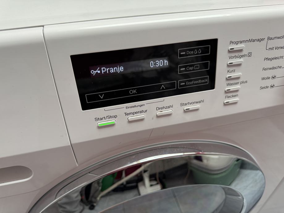 pralni stroj MIELE WKH130 WPS - 8 KG - ZELO LEPO OHRANJEN