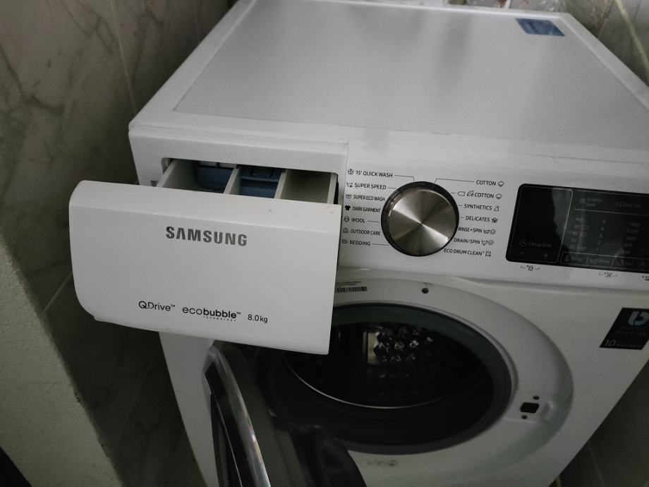 Samsung Qdrive Eco Bubble Add wash 8kg inverter motor keramčni grelnik