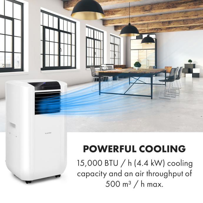 Klarstein Max Breeze Smart mobilna klimatizacija, Bela