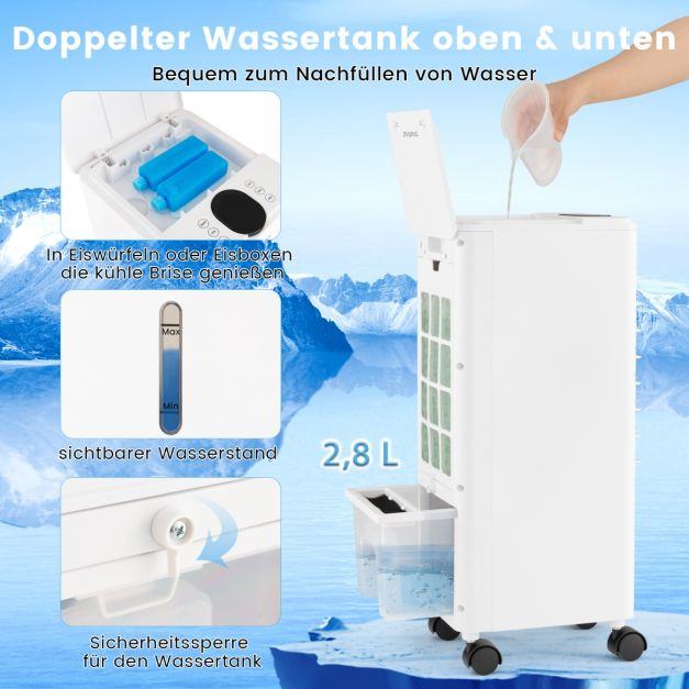 Prenosna klima 3v1, klima