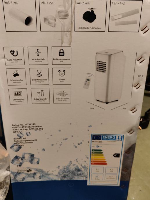 Prenosna klimatska naprava Proklima Purity