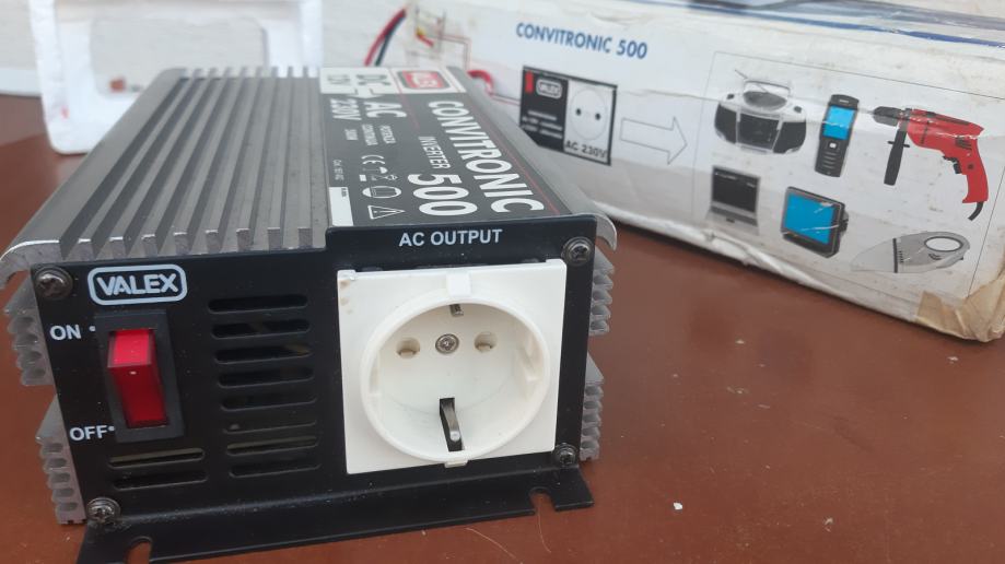 Pretvornik inverter razsmernik 12V 500W – max 1000W modificiran sinus
