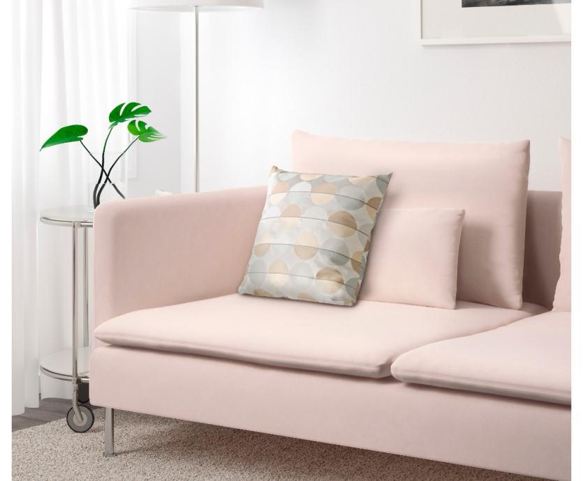 Prevleka za trosed ikea soderhamn [Samsta light pink]