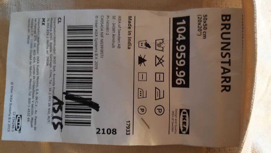 Prvleka za blazino 50x50 Ikea