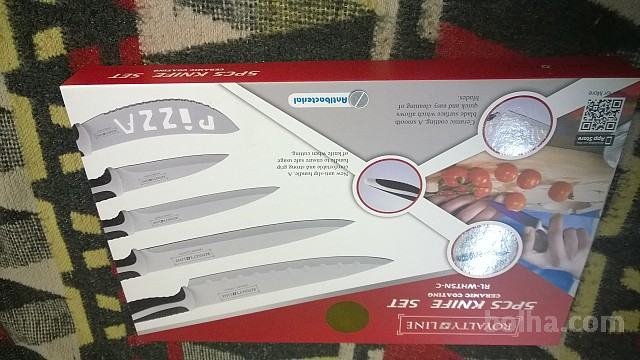 Kuhinjski noži s keramično prevleko - komplet - zelo ugodno