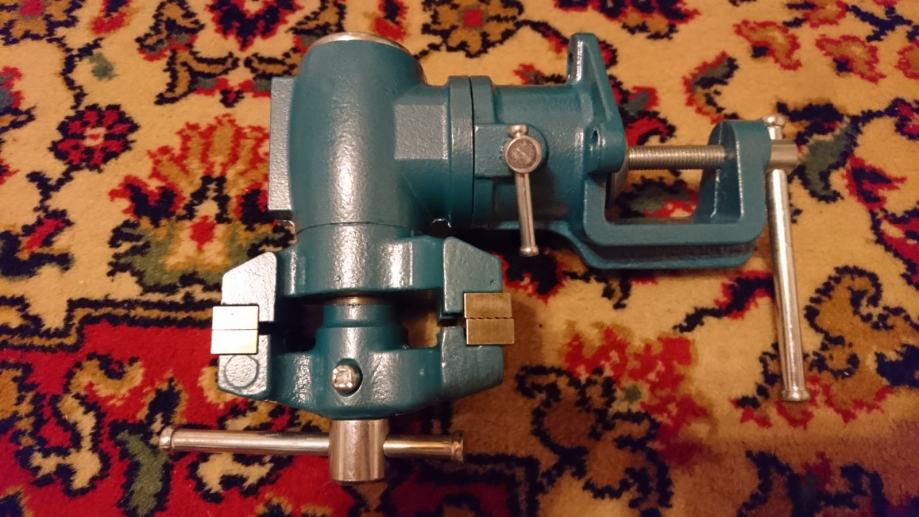 Namizni primež WORKZONE, 50 mm, NOV, NIKOLI RABLJEN