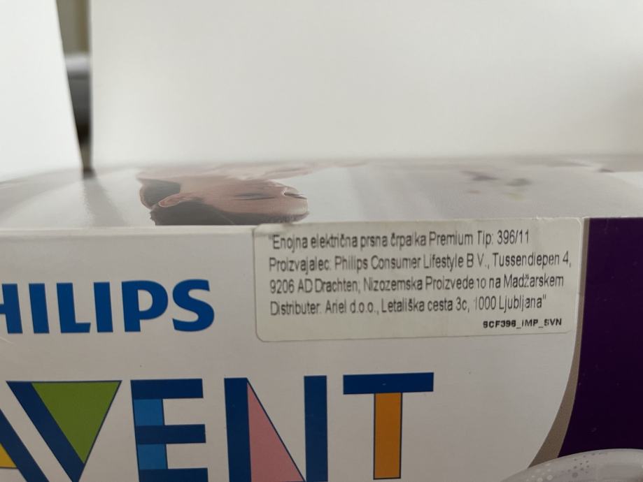 prsna črpalka PHILIPS AVENT model SCF396