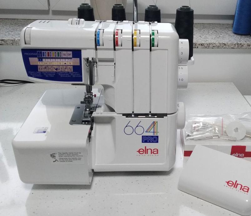 Šivalni stroj overlock elna 664 pro