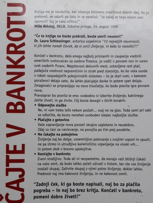 KONČAJTE V BANKROTU, Stephen M. Pollan