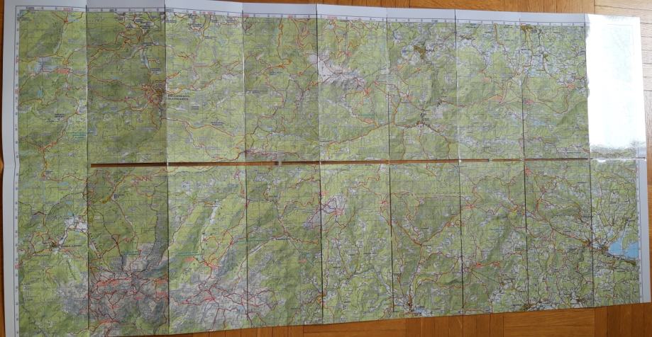 Planinska karta Kamniško Savinjske Alpe 1:50 000