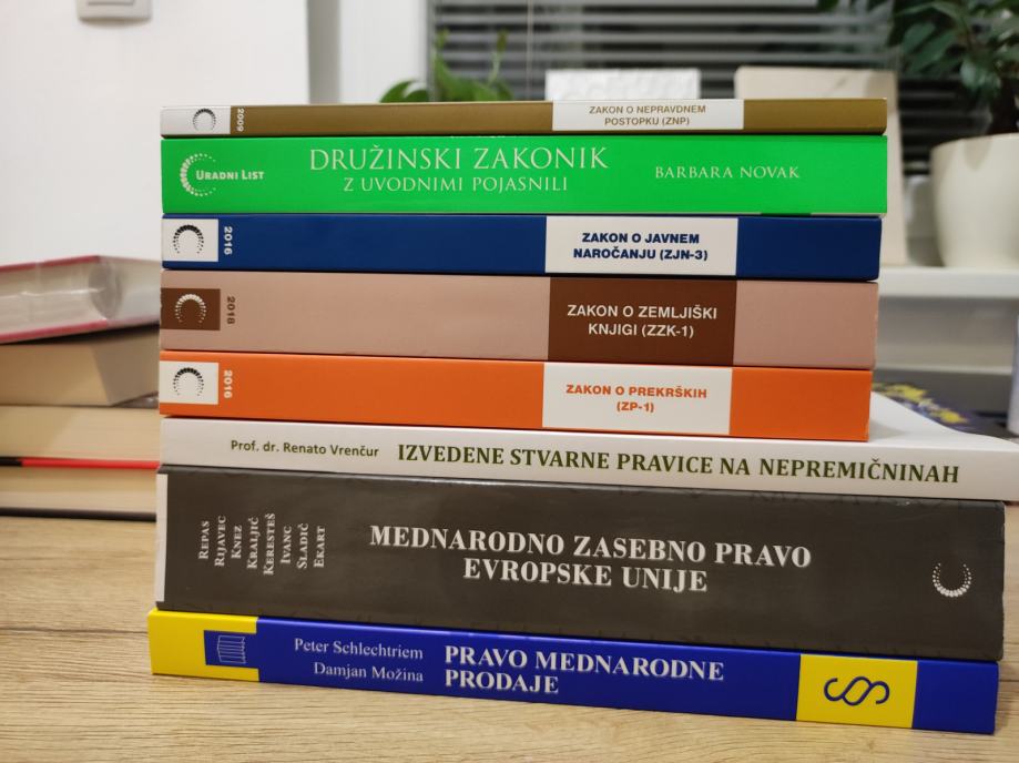 Pravna literatura in zakoni