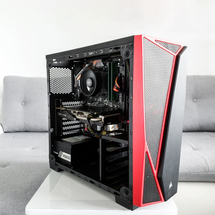 GAMING / WORKSTATION PC / GTX 1060 3 GB / RYZEN 3600X / CORSAIR RED