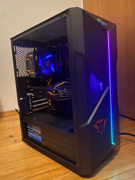 Gaming PC RGB i5 4590k, 16GB ram, RX 580 8GB, SSD