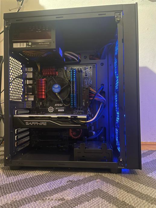 RGB PC intel i7 4790K, 16GB, RX 580 8GB, 480GB SSD