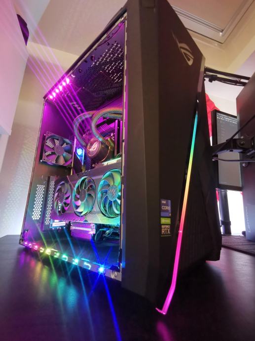 Ultra RGB Gaming PC/Računalnik - Intel i9 / RTX 3080/ Vodno hlajenje