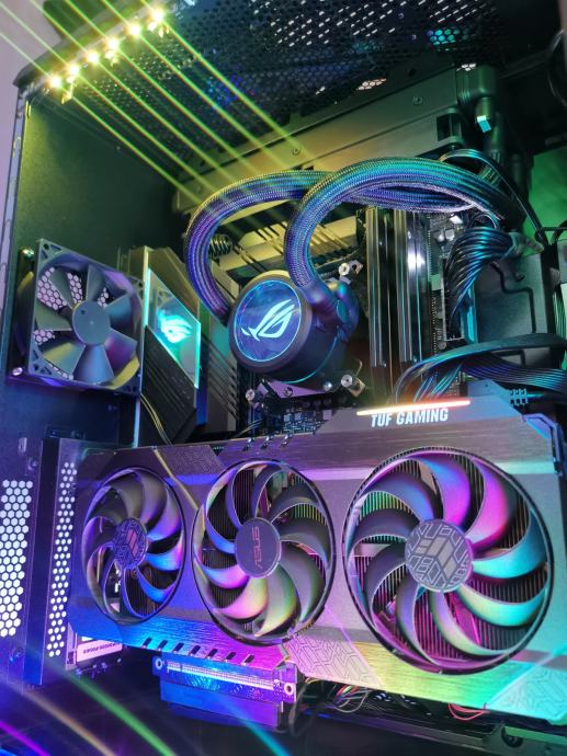 Ultra RGB Gaming PC/Računalnik - Intel i9 / RTX 3080/ Vodno hlajenje