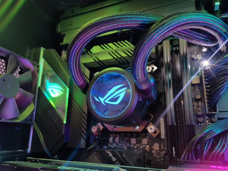 Ultra RGB Gaming PC/Računalnik - Intel i9 / RTX 3080/ Vodno hlajenje