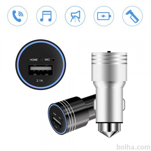 5 v 1 AVTO KIT ( TRANMITER ,USB POLNILEC,PROSTOROČNO TELEFON