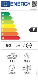 Gorenje GV642E60 vgradni pomivalni stroj