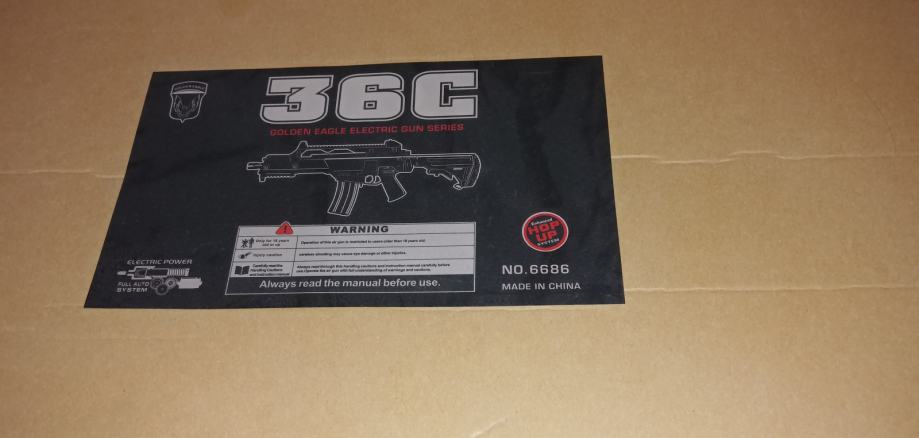 Airsoft G36C G608-6