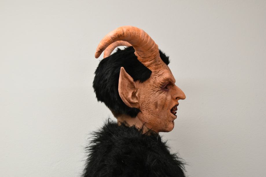 Maska Parkelj Krampus Kozel svetli