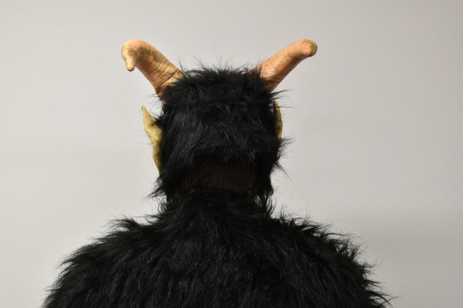 Maska Parkelj Krampus Kozel temni