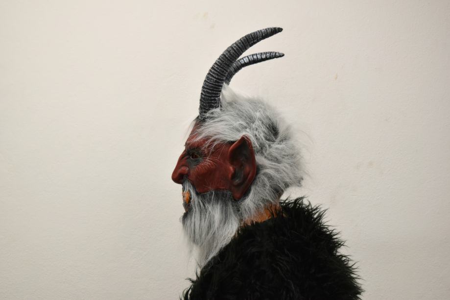 Maska Parkelj Krampus Ostareli hudič