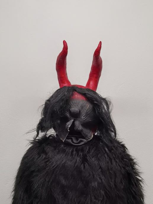 Maska Parkelj Krampus Rdeči hrust 2