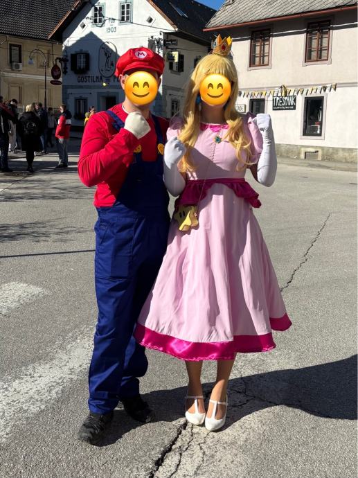 Pustni kostum - Princess Peach, Super Mario