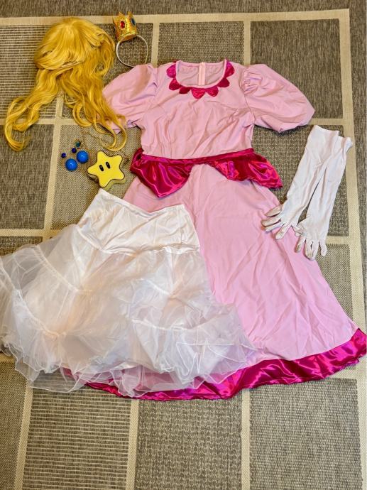 Pustni kostum - Princess Peach, Super Mario