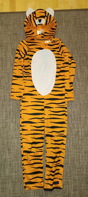 Otroška pustna maska Tiger, 122 - 128 cm