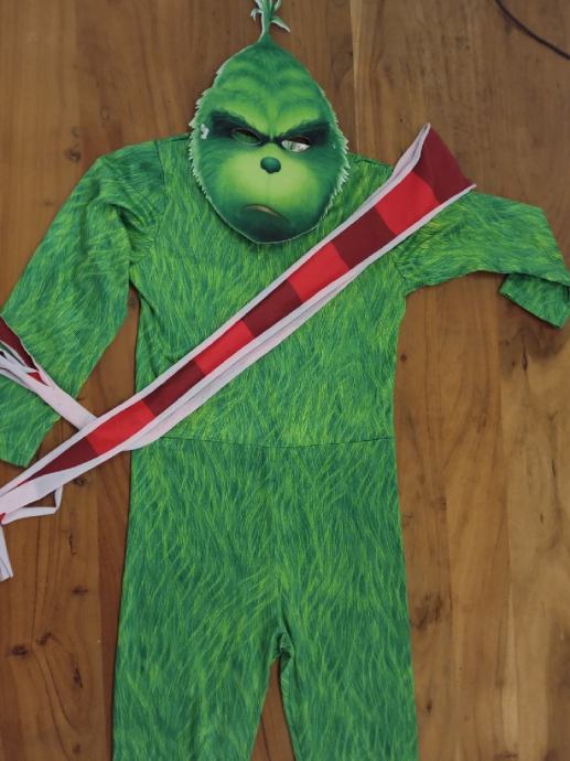 Otroški pustni kostum Grinch, 120 cm